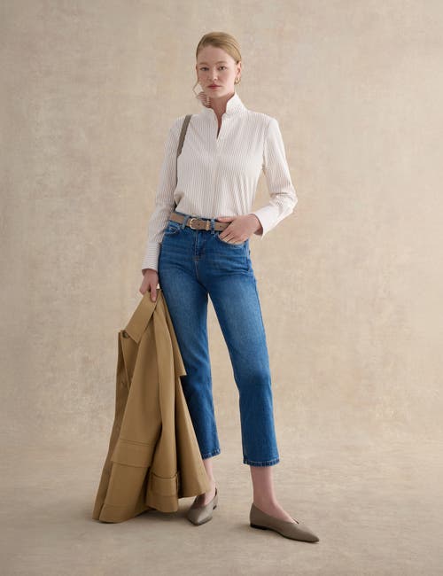 HOBBS LONDON Andra Striped Shirt